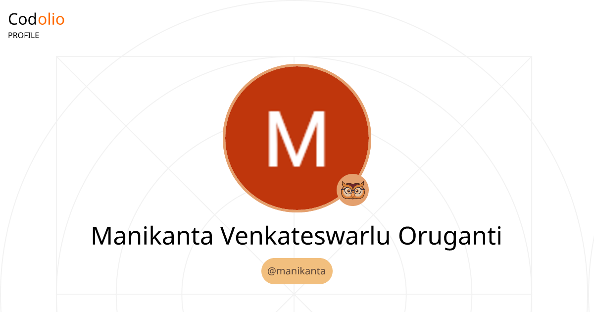 Manikanta Venkateswarlu Oruganti | Codolio